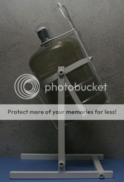 5 Gallon Glass - Jug Water Bottle Metal Pouring Stand - Tilt Stand ...