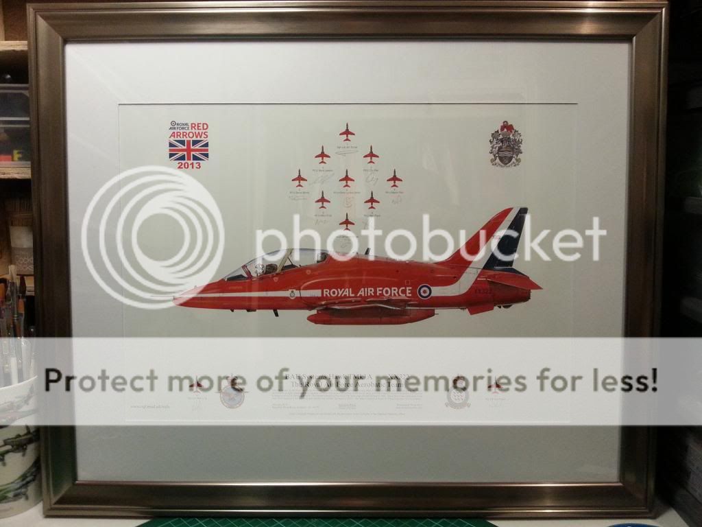 Signed Red Arrows Photo - International Scale Modeller