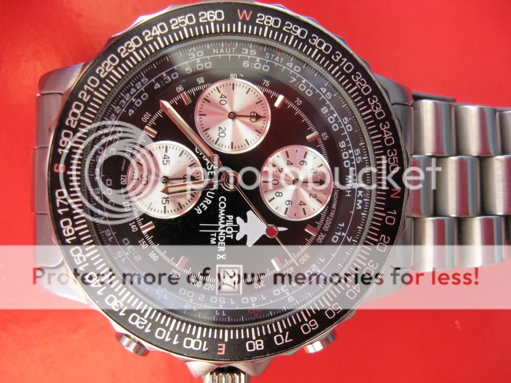 SOLD FS only: Vintage Chase-Durer Watch Pilot Commander X Chronograph ...