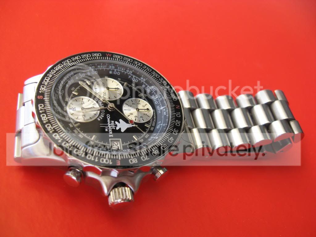 SOLD FS only: Vintage Chase-Durer Watch Pilot Commander X Chronograph ...
