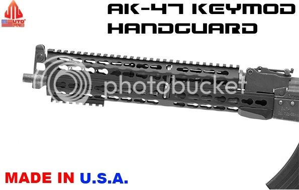UTG PRO AK 13 INCH MODEL 47 SUPER SLIM KEYMOD RAIL SYSTEM - CHRISTMAS ...